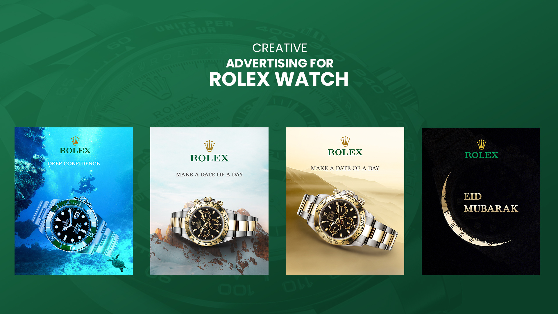 Rolex watches Social media promotional ads by HIMEL GFX on Dribbble