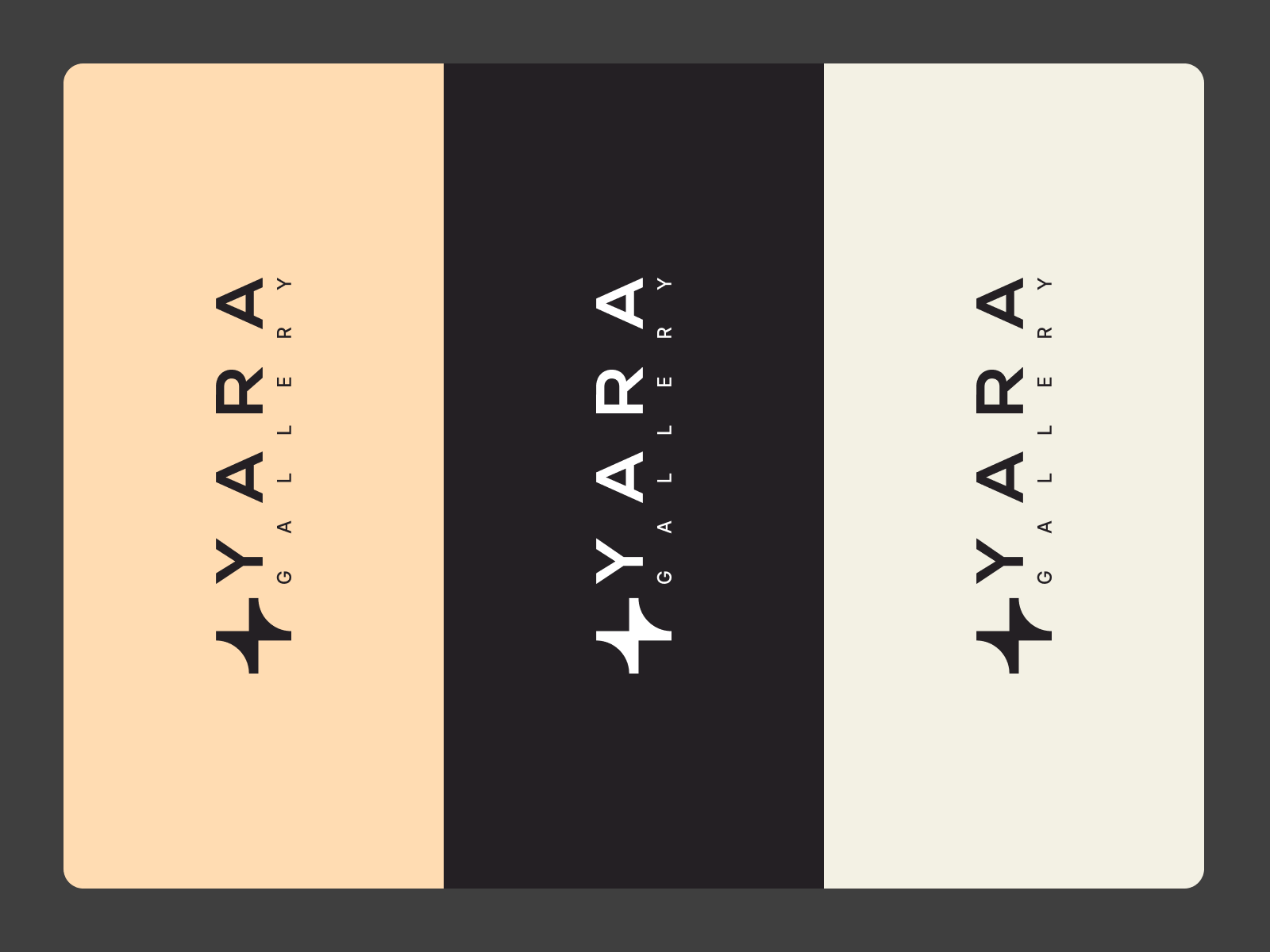 Yara Gallery Logo Design Project by Reza on Dribbble