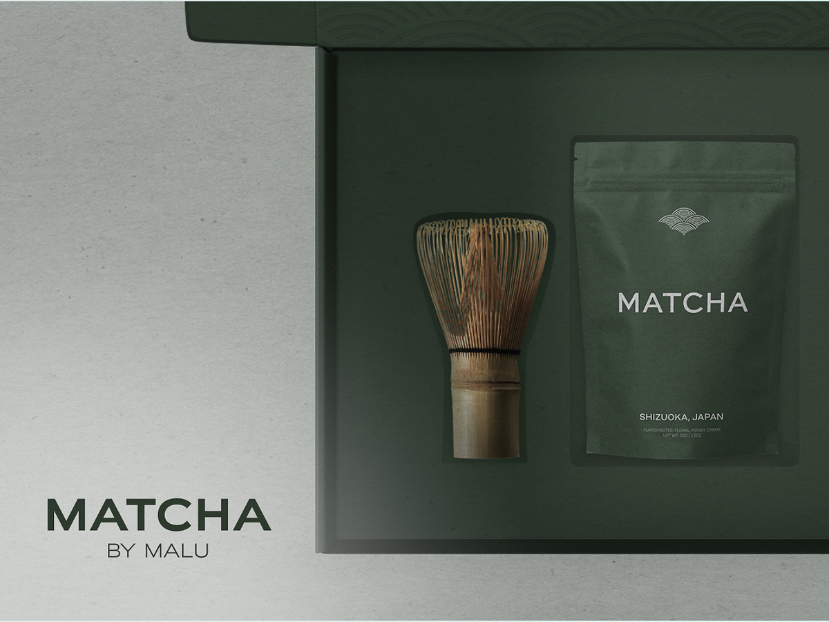 Matcha Packaging Design by Retrospective Media on Dribbble