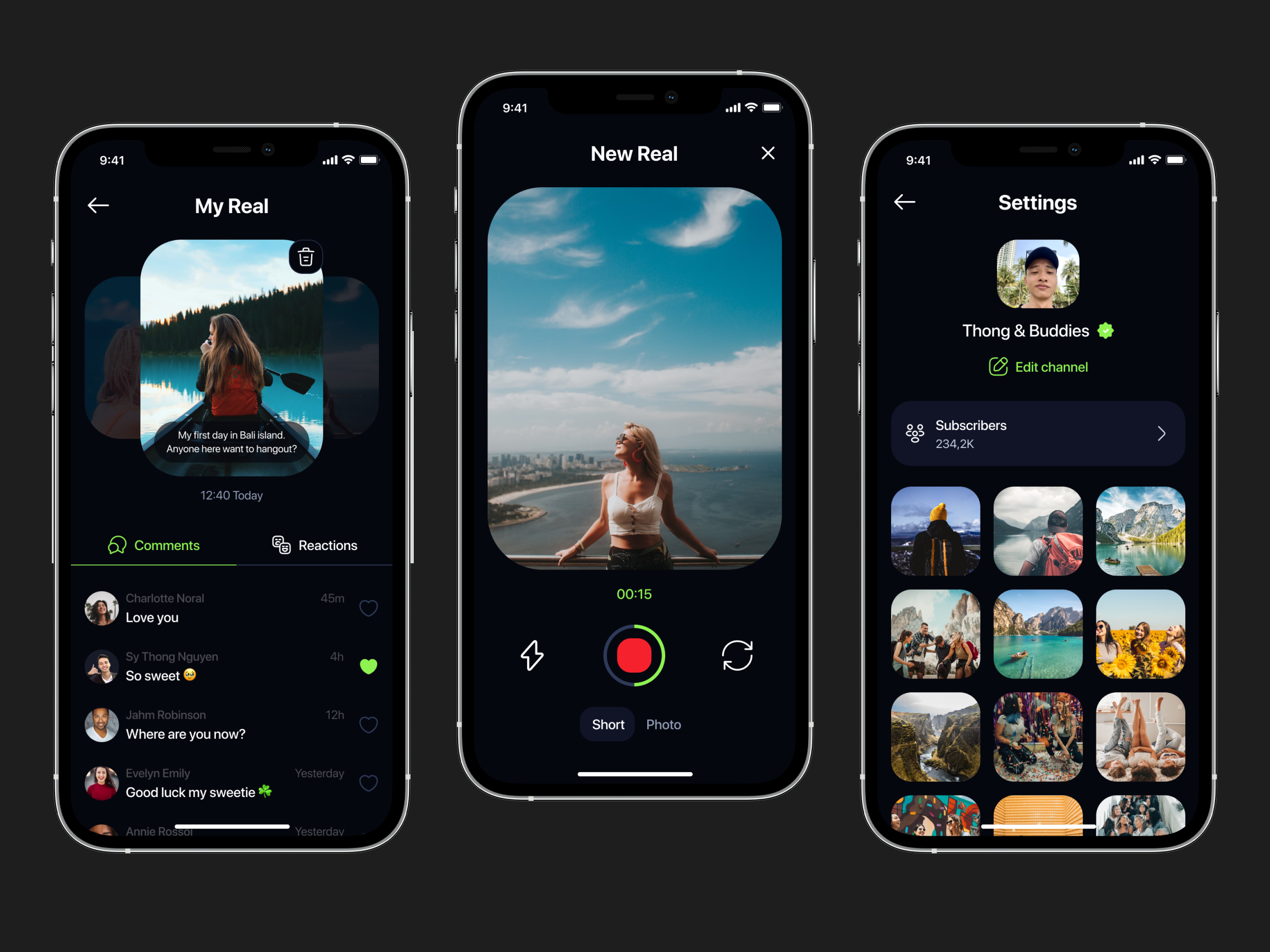 Broadcast Channels App UI Kit by wugang on Dribbble