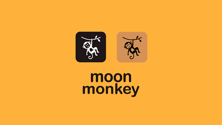 MOON MONKEY - Logo Identity by Graphix Valley on Dribbble