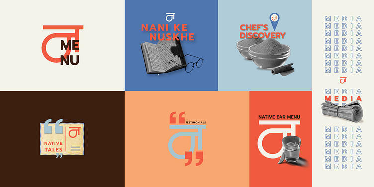 NATIVE BOMBAY | Menu Design, Social Media by Hinal Vibhakar on Dribbble