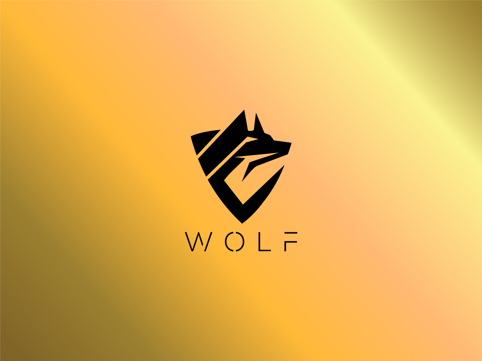 Wolf Logo by HUSSNAIN GRAPHICS on Dribbble