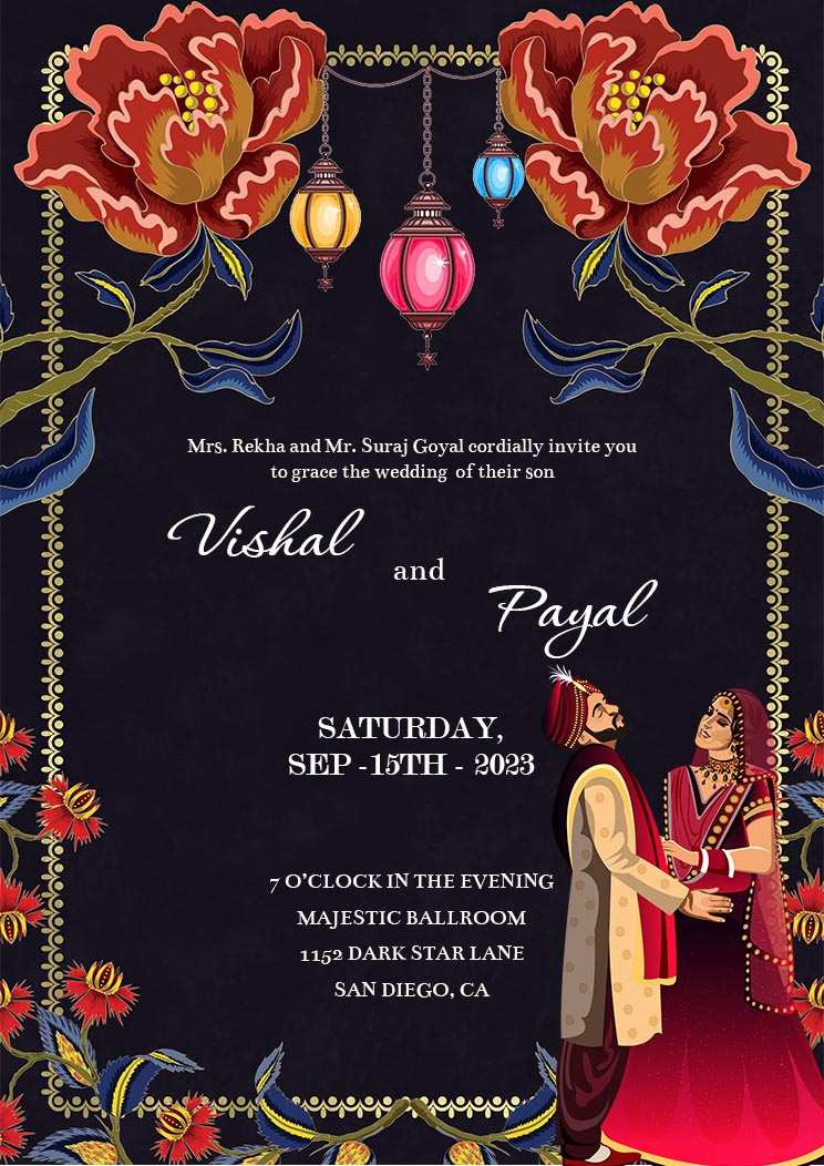 Indian Wedding Invitation Messages