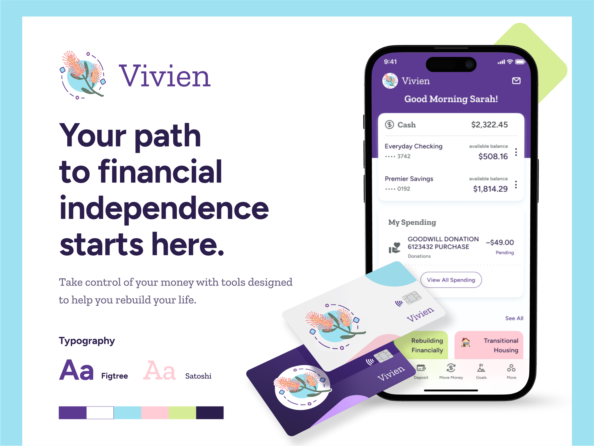 Logo Design - Vivien by Gaia Francini for Nymbus on Dribbble