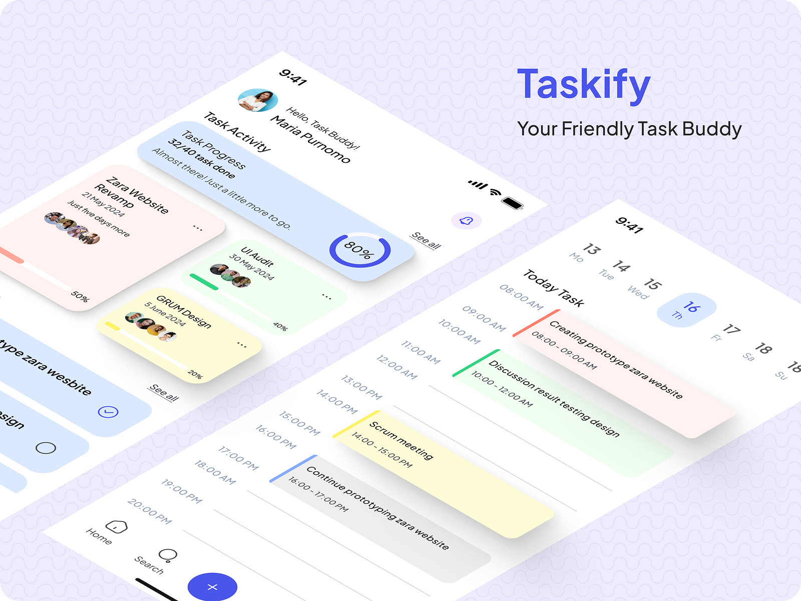 Taskify - Task Manager App by Adinda Khairani on Dribbble