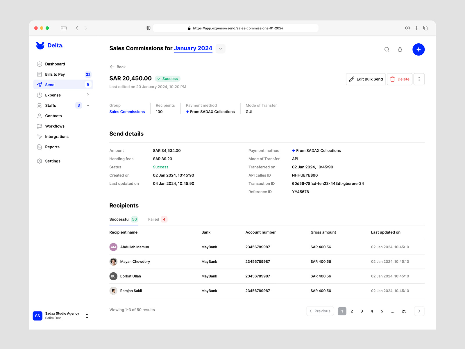 Sales Commissions UI V.2 by Muhammad Salim on Dribbble