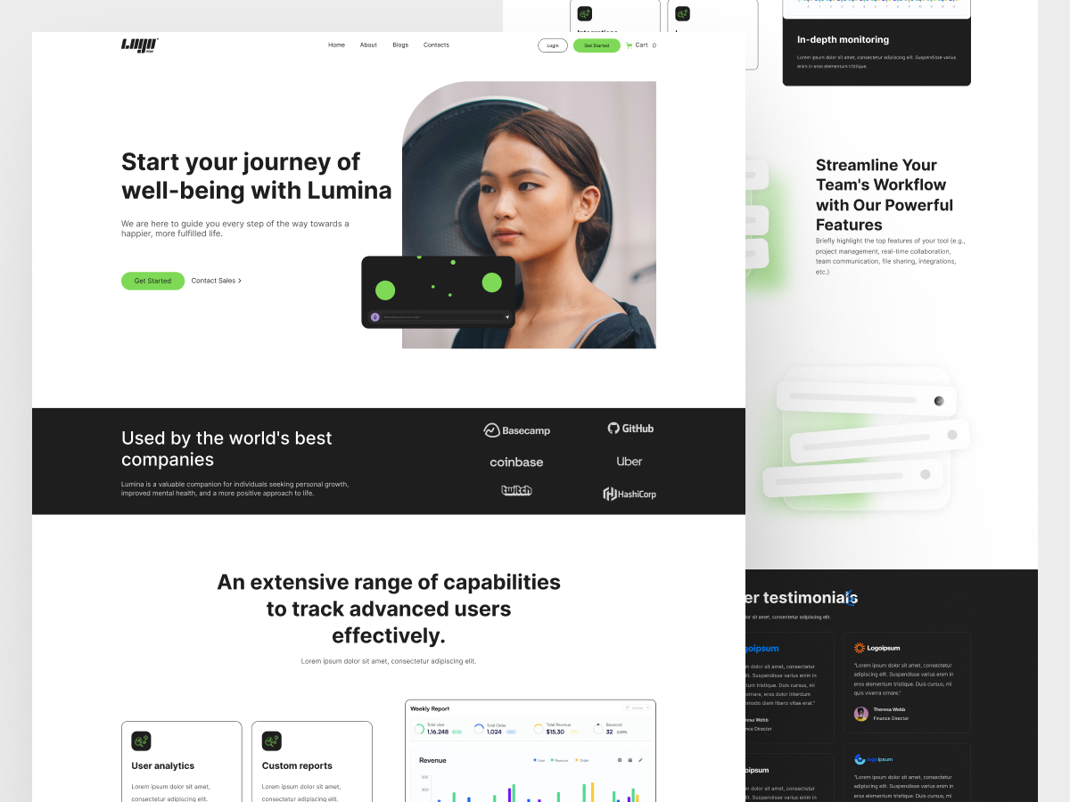Analytics and Engagement Platforms SaaS Design by Ux on Dribbble