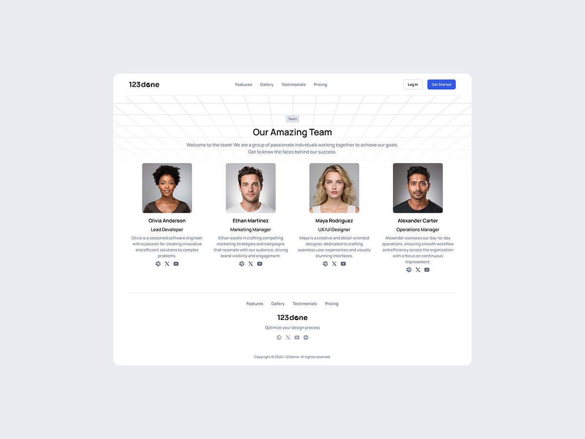 Browse thousands of Team Page images for design inspiration | Dribbble