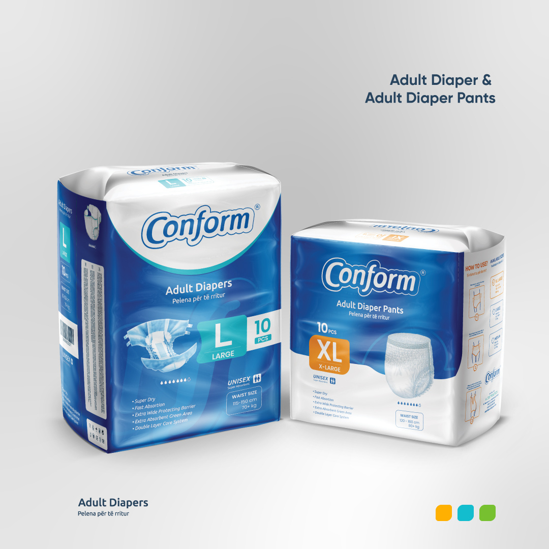 Adult Diapers: Visual Identity and Packaging Design by Emir on Dribbble