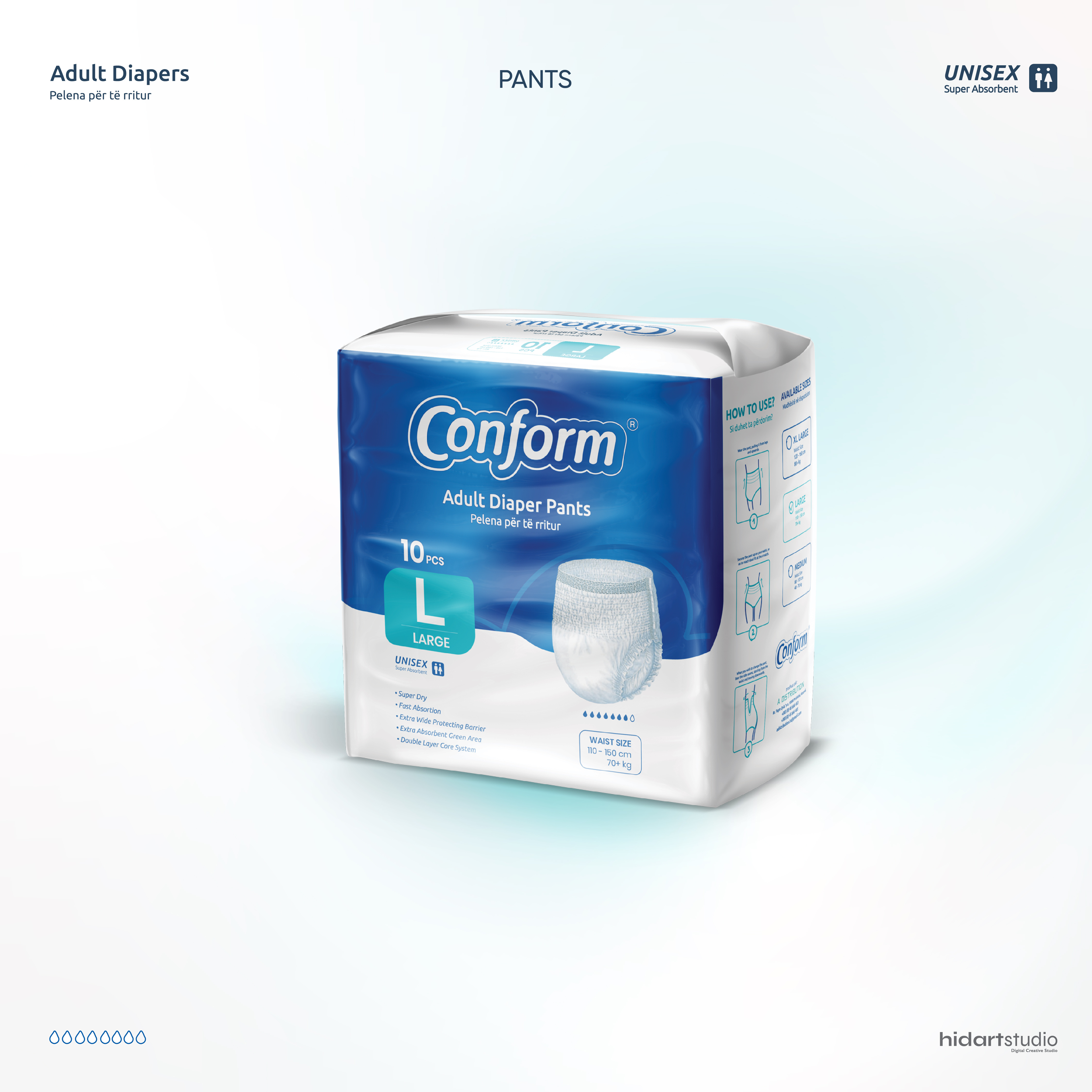 Adult Diapers: Visual Identity and Packaging Design by Emir on Dribbble