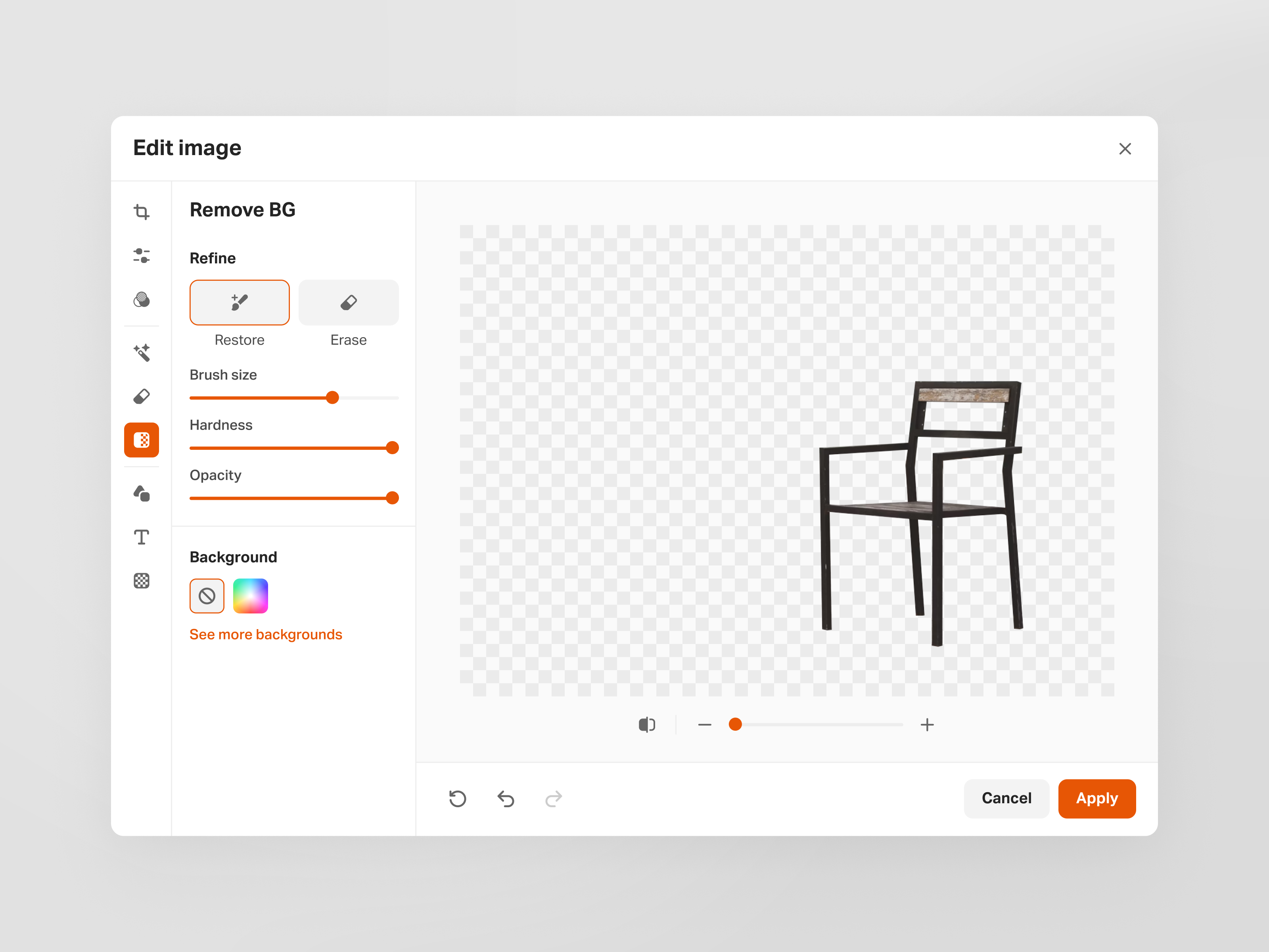 Edit Image Modal by Noyal George for Stead on Dribbble