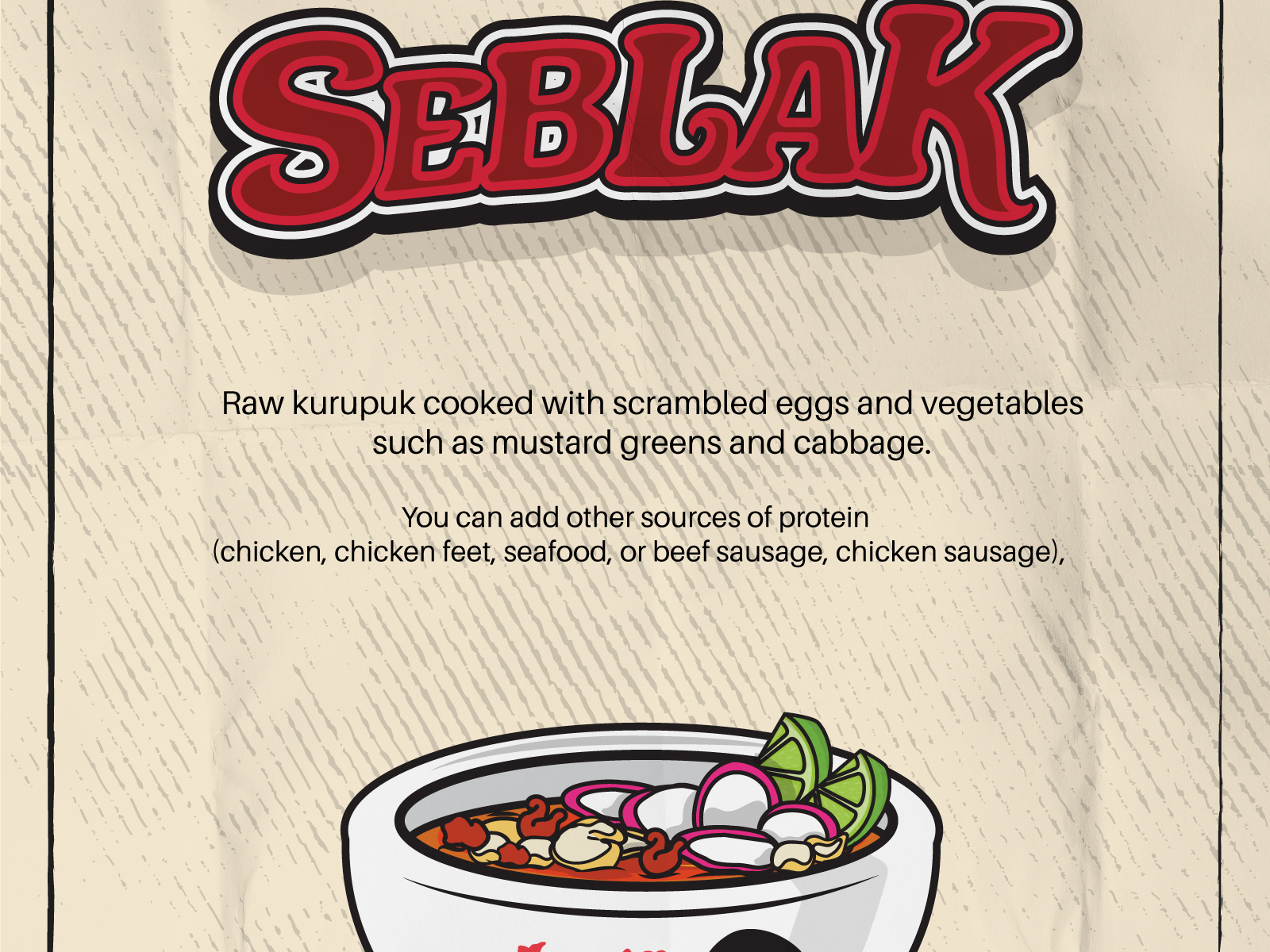 (Food Illustration ) - SEBLAK by Mas Gandal on Dribbble