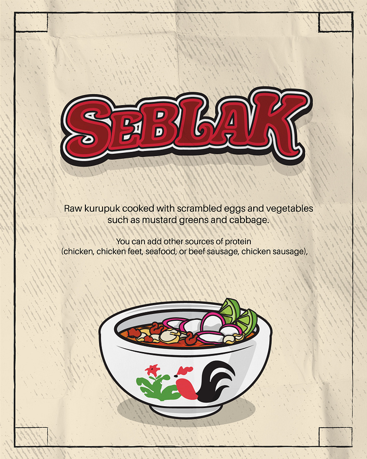 (Food Illustration ) - SEBLAK by Mas Gandal on Dribbble
