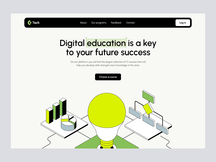 New & Noteworthy Web and Landing Page Designs on Dribbble