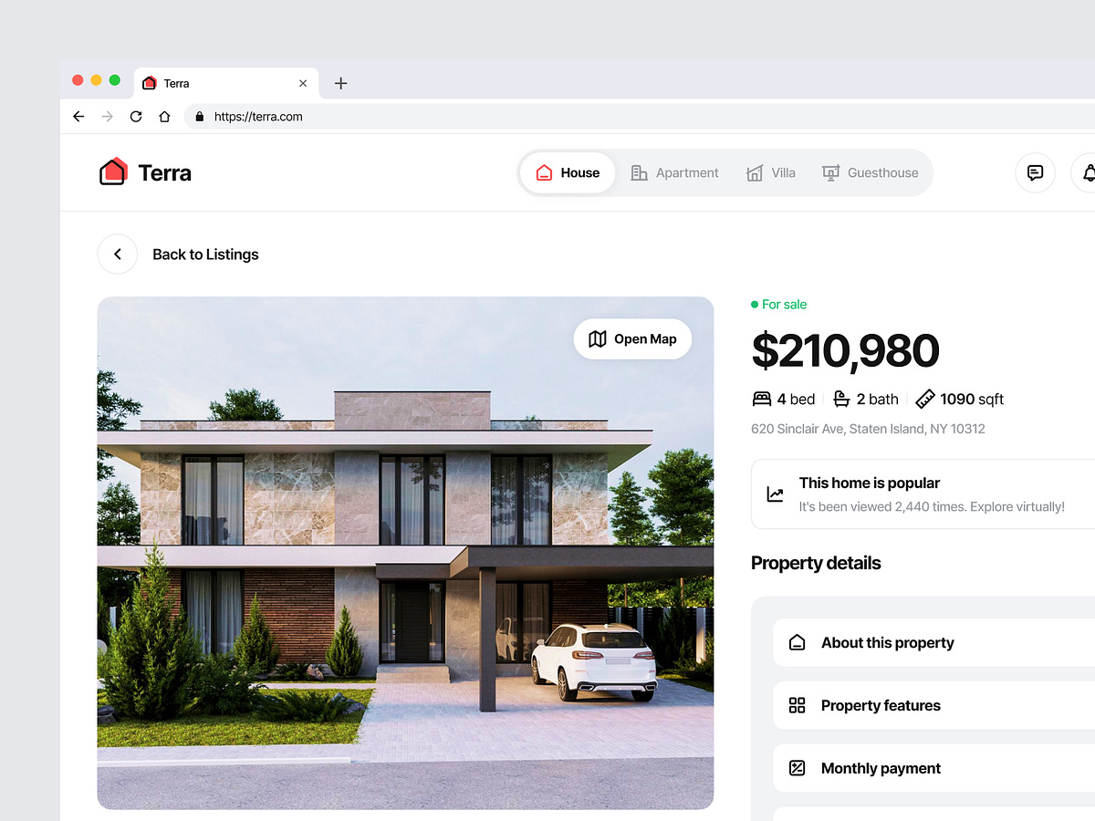 Real Estate Website designs, themes, templates and downloadable graphic ...