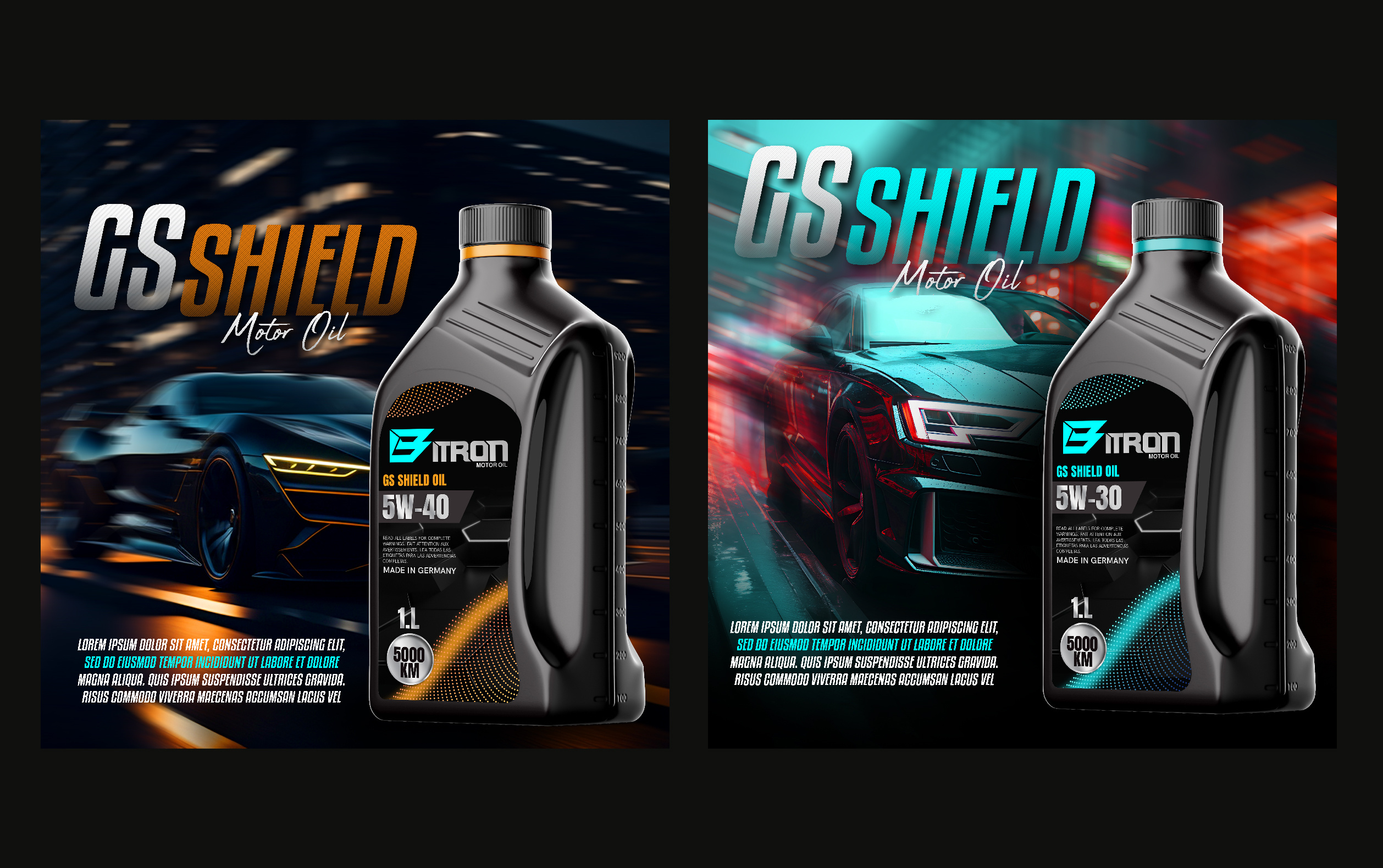 Branding... BITRON MOTOR OIL by RAGHID ABOU FAKHR on Dribbble