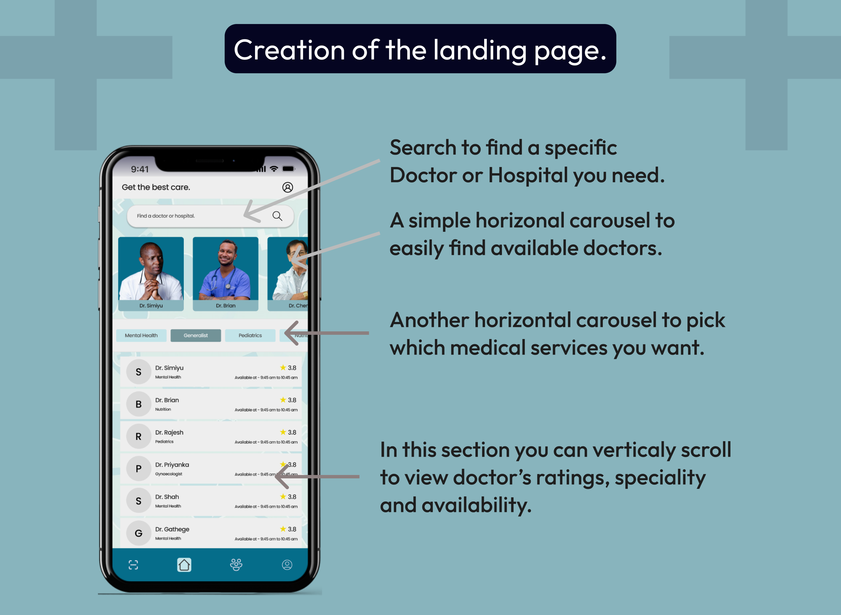 Hospital Booking Application. by SiinamTechStudio on Dribbble