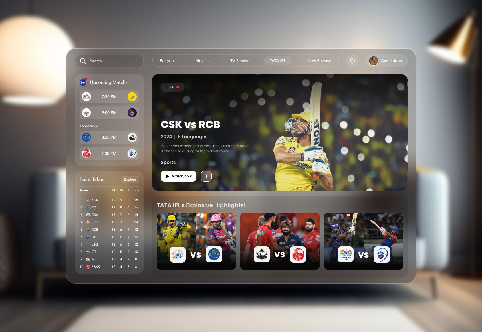 All-Access Streaming: Spatial UI Design for an OTT Platform by ...