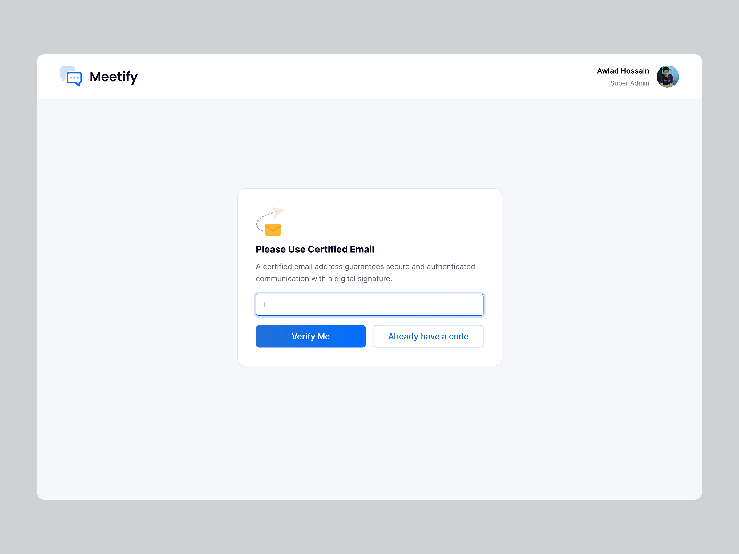 Email Verification UI Design by Awlad Hossain on Dribbble