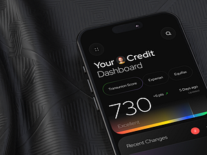 Credit Pros App - AI Credit Score Dashboard by Mary S. for RonDesignLab ...