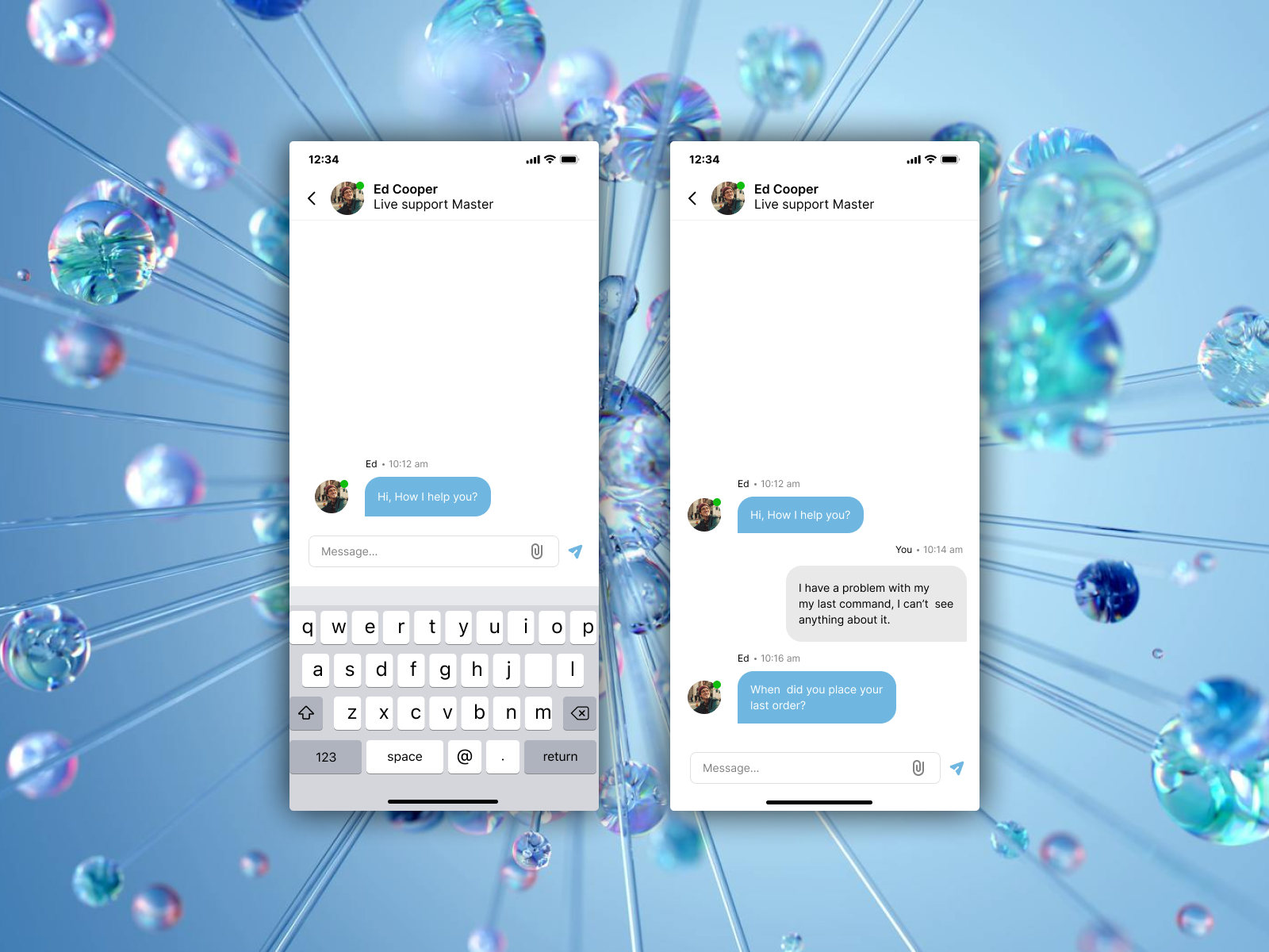 Customer Support | Daily UI Challenge #38 by Agnès Berton on Dribbble