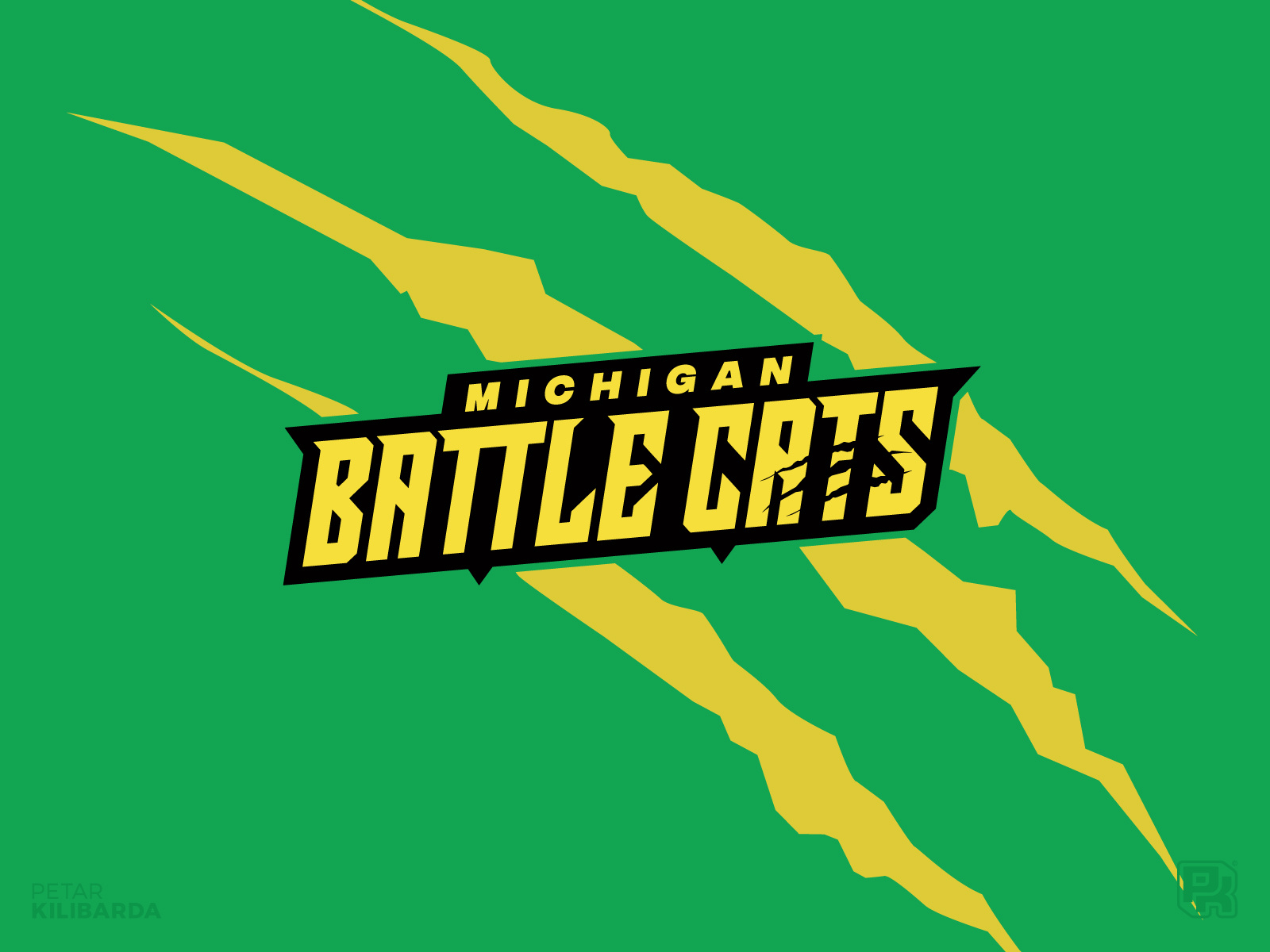 Michigan Battle Cats (Client's work) by Petar Kilibarda on Dribbble