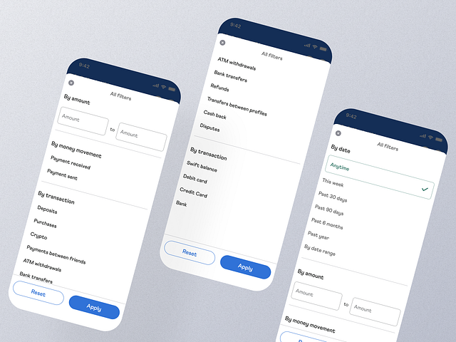 Filter UI designs, themes, templates and downloadable graphic elements ...