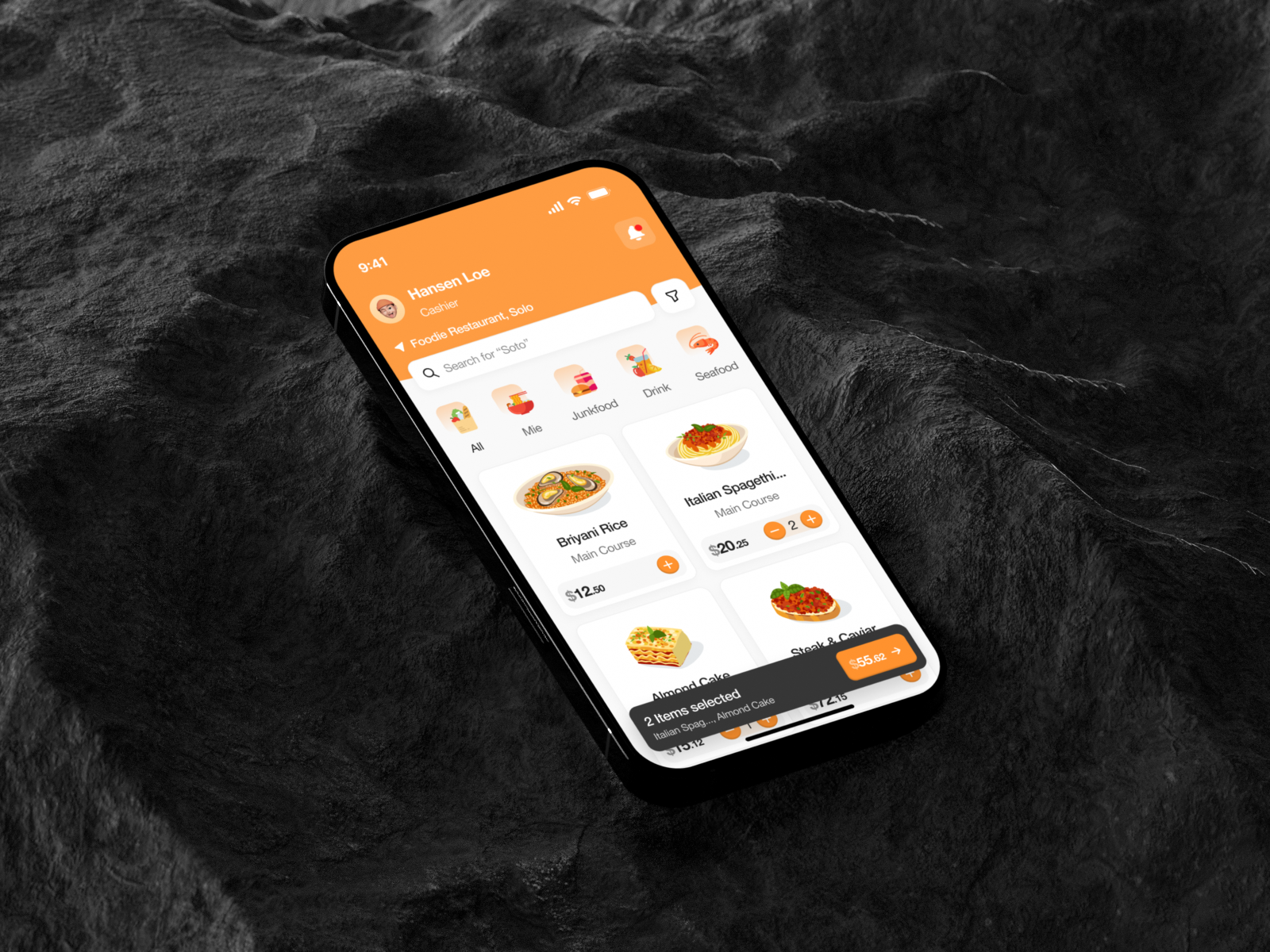 POS - Food and Beverages Apps by Vektora UIUX for Vektora on Dribbble