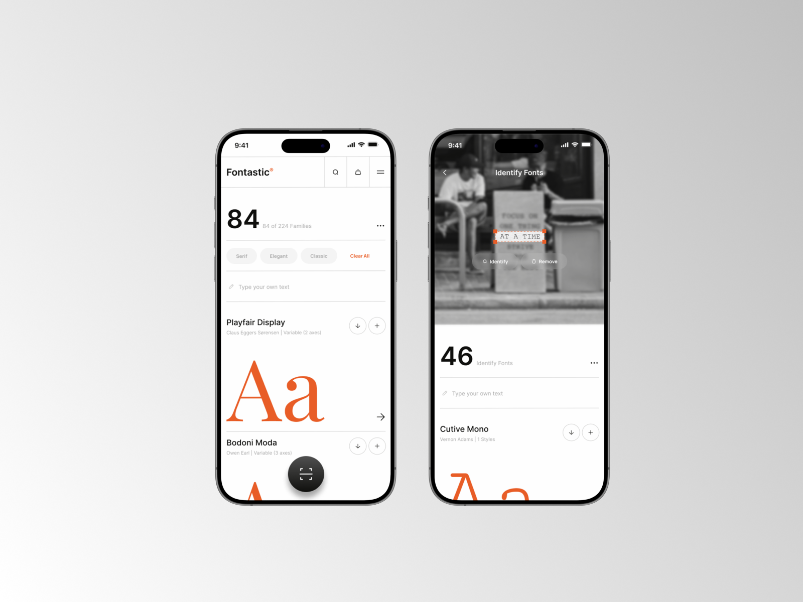 Fontastic - Font App by Yogha Batara Adiyatma for Pleinhaus Design Bureau on Dribbble
