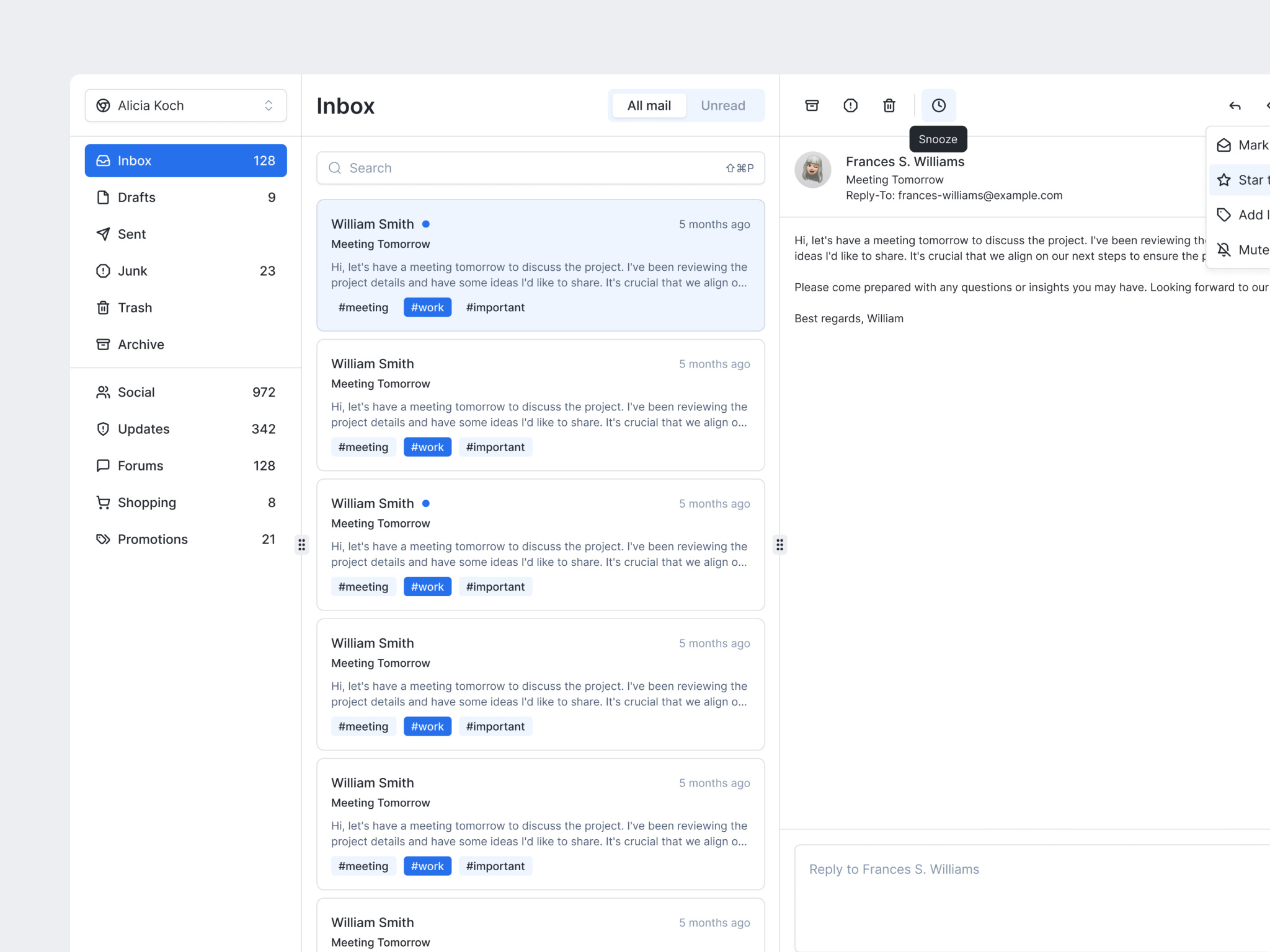 Browse thousands of Webmail images for design inspiration | Dribbble