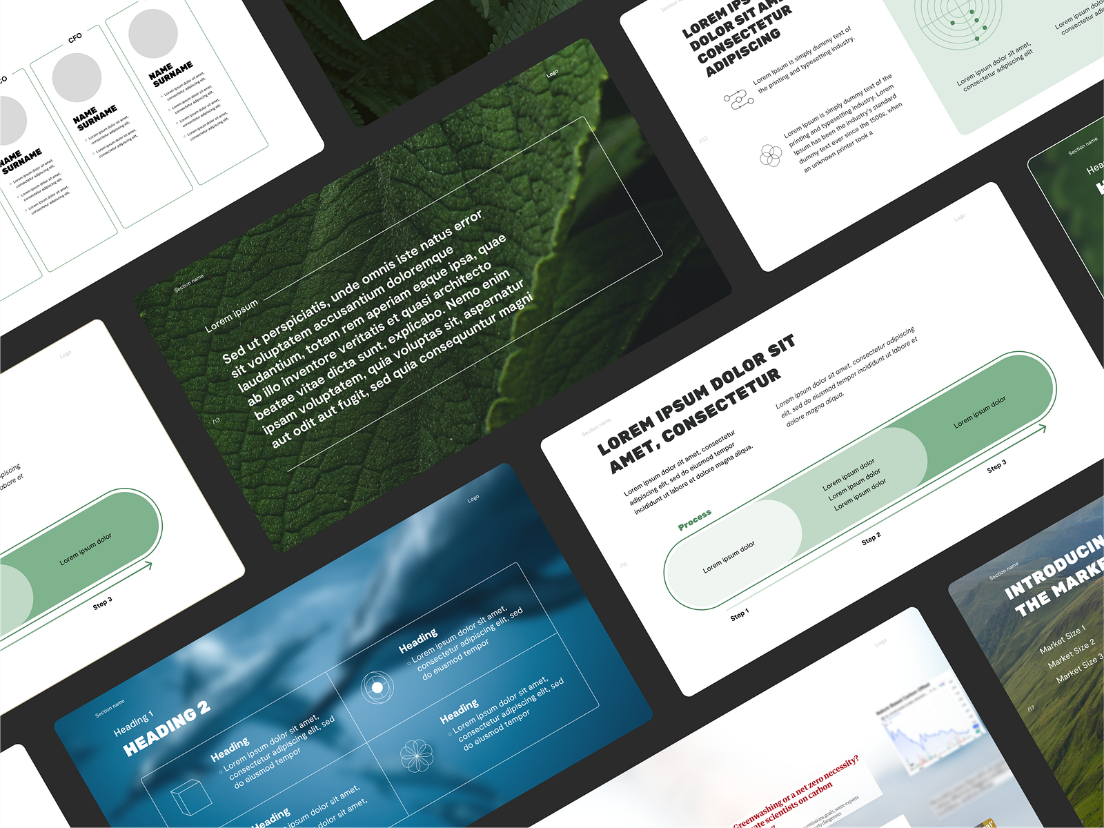 Pitch deck design by Mariana Tsiupka on Dribbble