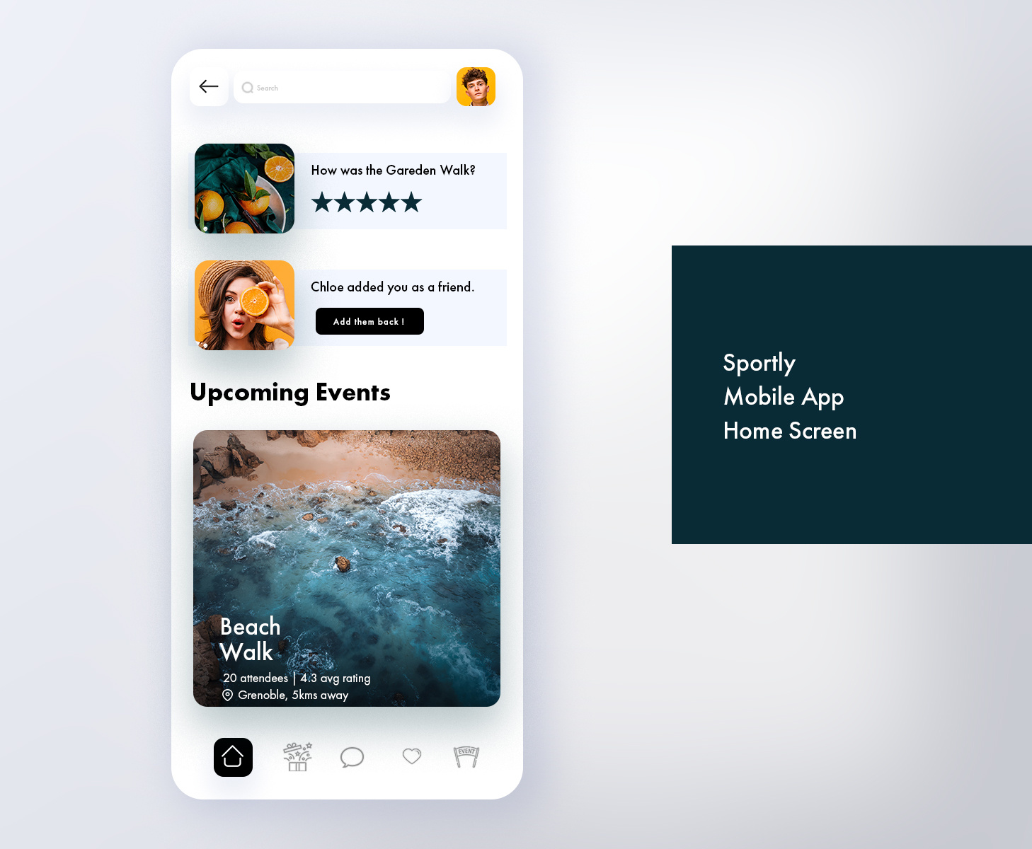 Mobile App Design for a University Project by Ecomwedo on Dribbble