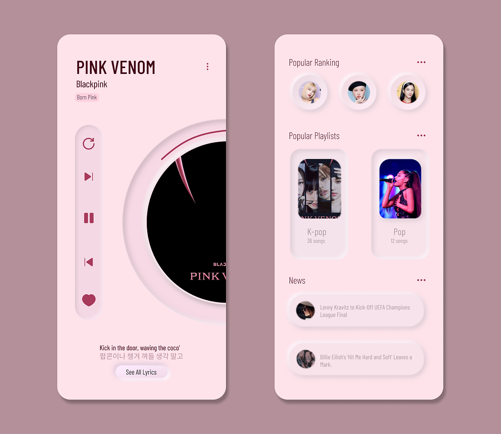 Neumorphism Mobile UI Design by Di_hasa on Dribbble