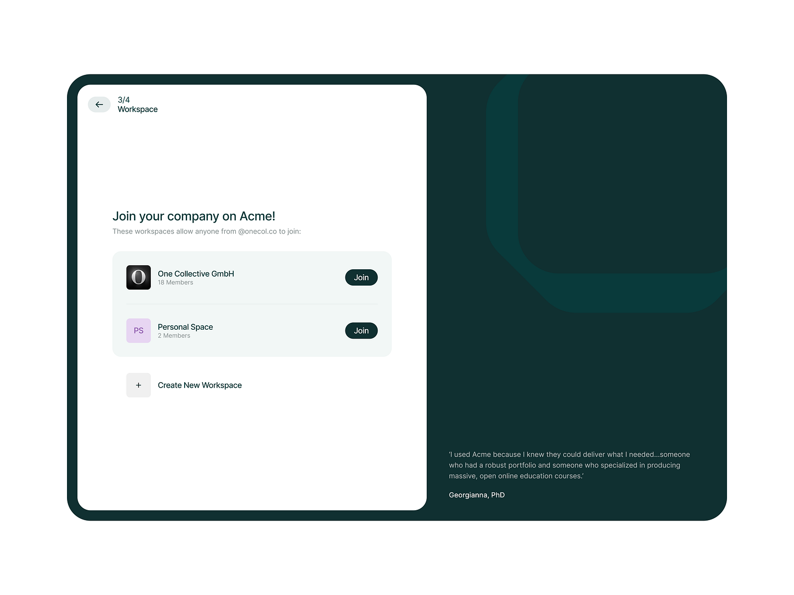 Onboarding / Workspace by Kevin Dukkon on Dribbble