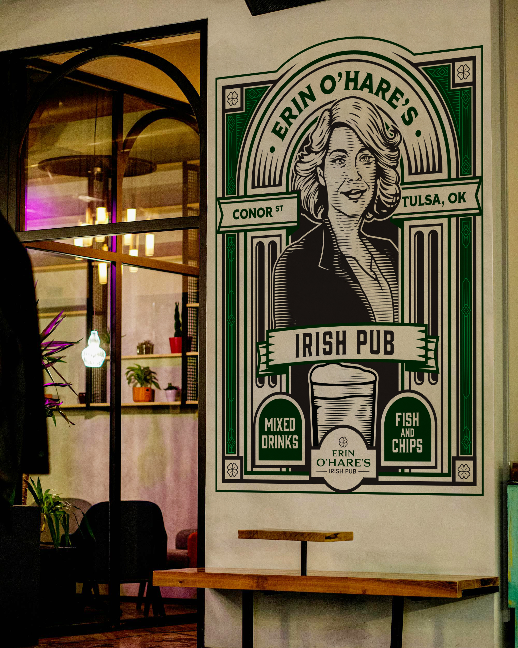 Vintage Restaurant Pub Promotion Concept Design by Jared Rogers Designs ...