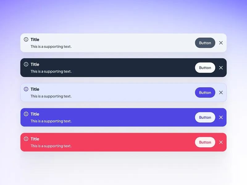 Notification UI designs, themes, templates and downloadable graphic ...