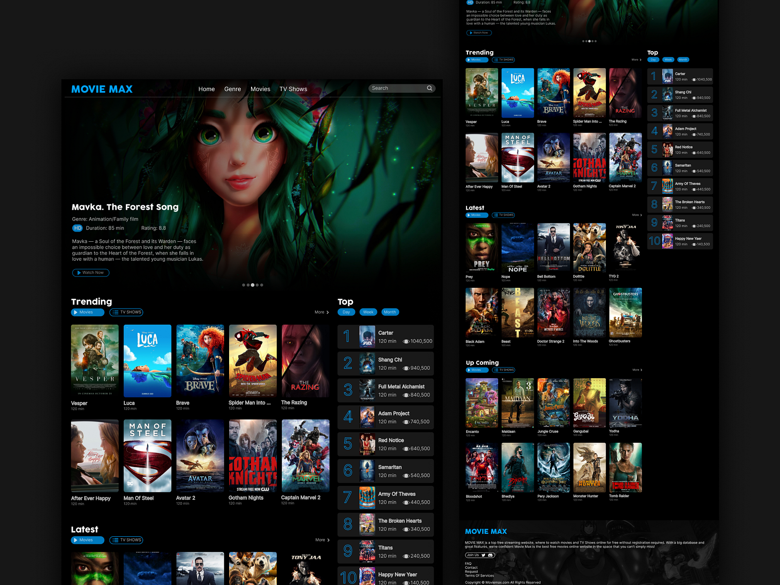 Movie Max by Farrukh Javed on Dribbble