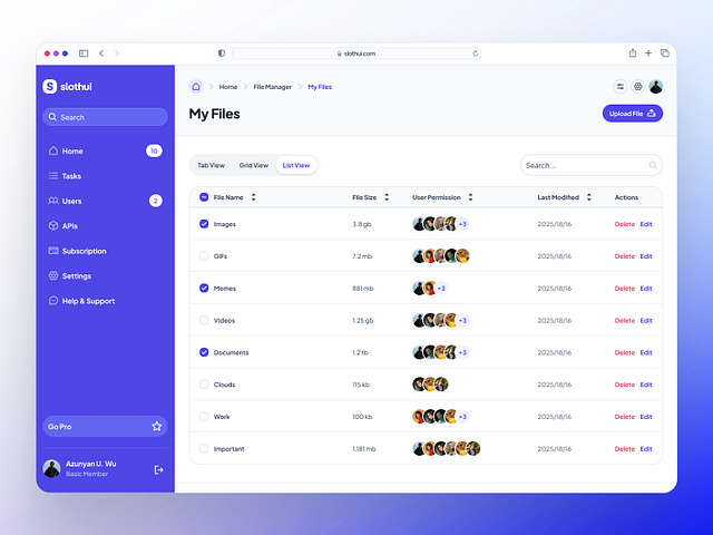 Table UI designs, themes, templates and downloadable graphic elements ...