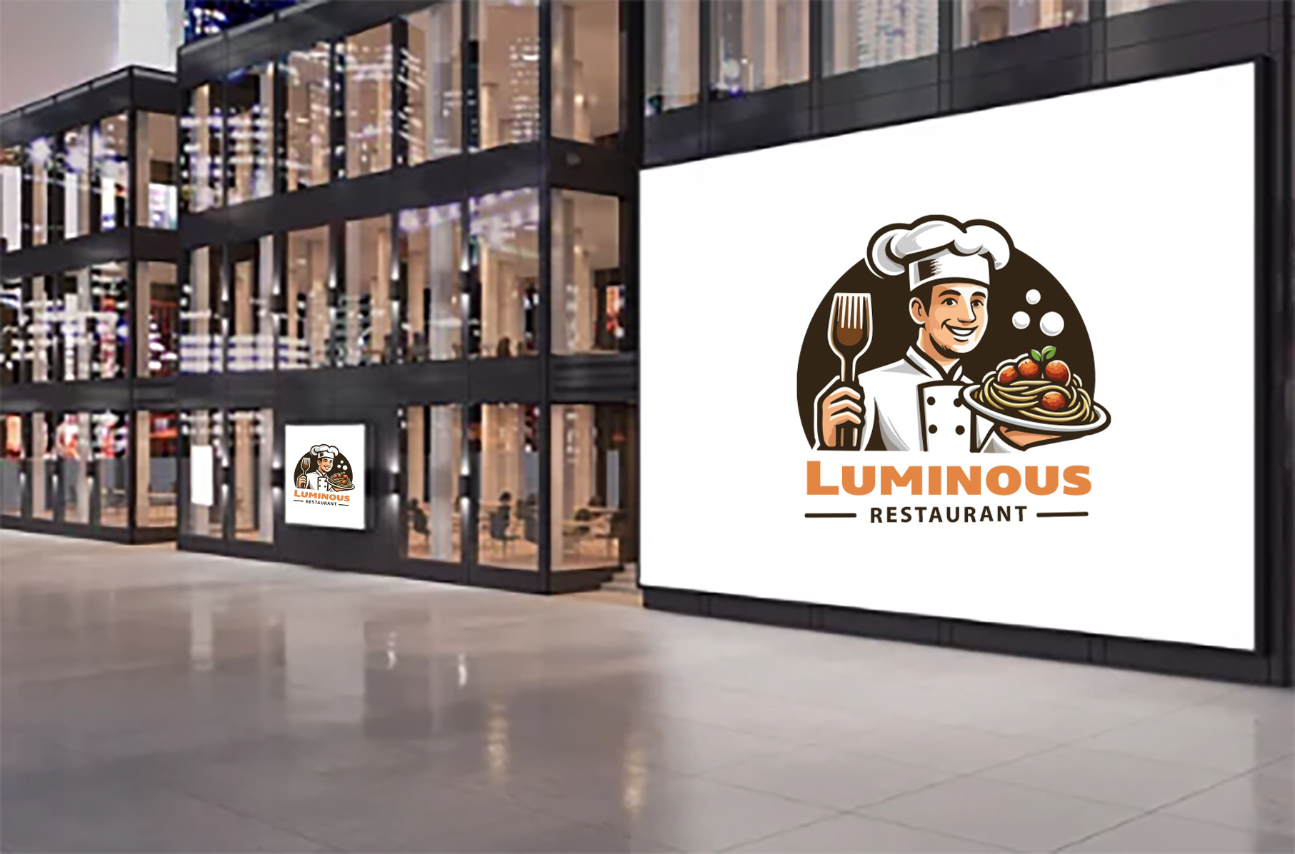Restaurant logo design by Rima Banu (Graphics & Ui/Ux Designer) on Dribbble