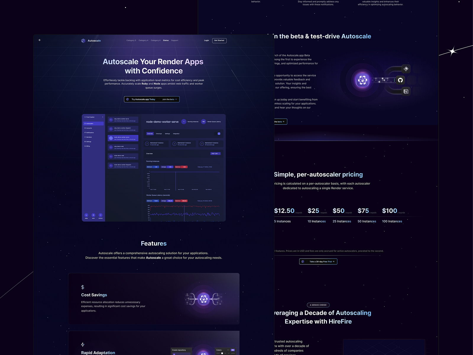 Autoscale // Website Landing Page by HumbleJack on Dribbble