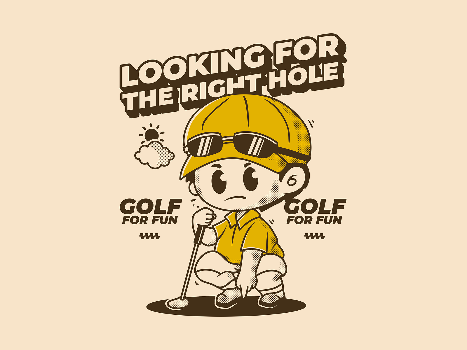 Golf for fun by adipra studio on Dribbble