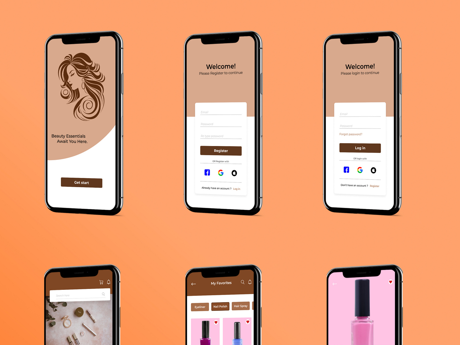 Cosmetic Item E Commerce Mobile App Ui By Chamindu Lakshan Kularathna