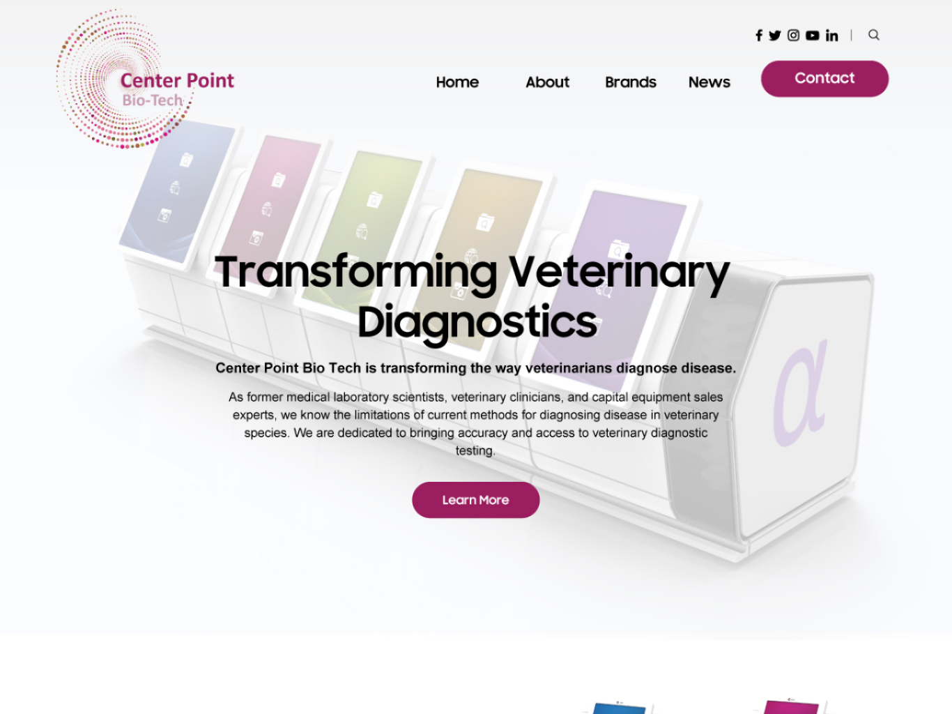 Biotech company website UI/UX design. by Yousuf Raza on Dribbble