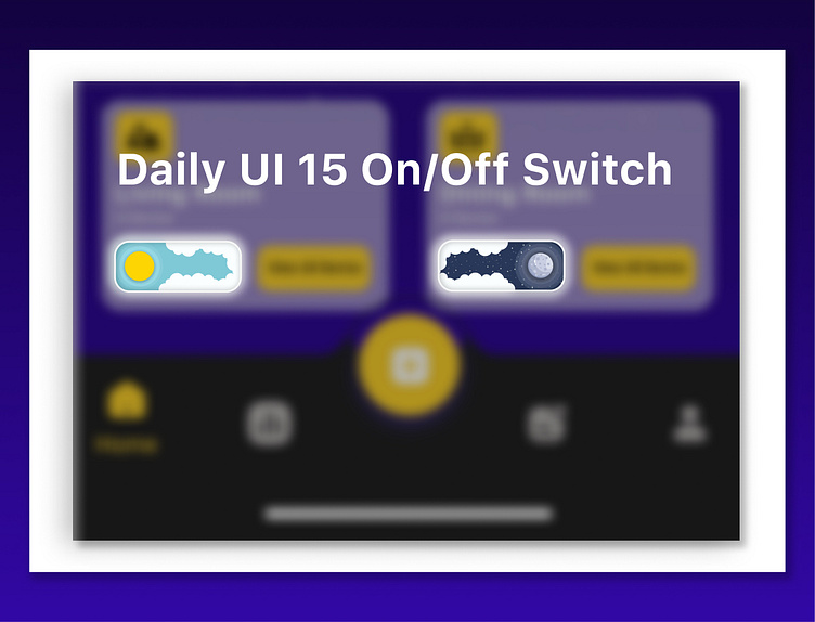 Daily UI 15 : On/Off Switch by Novelinojo.ui on Dribbble