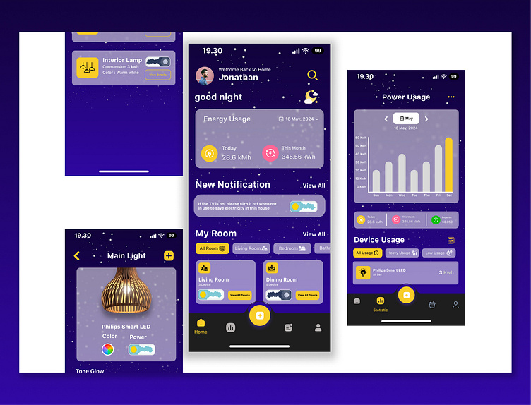 Daily UI 15 : On/Off Switch by Novelinojo.ui on Dribbble