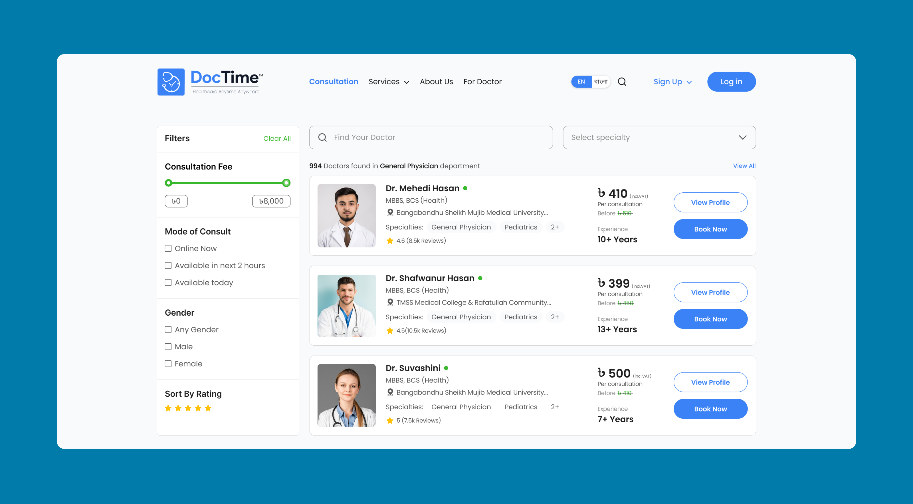 Doctor Appointment Website designs, themes, templates and downloadable ...