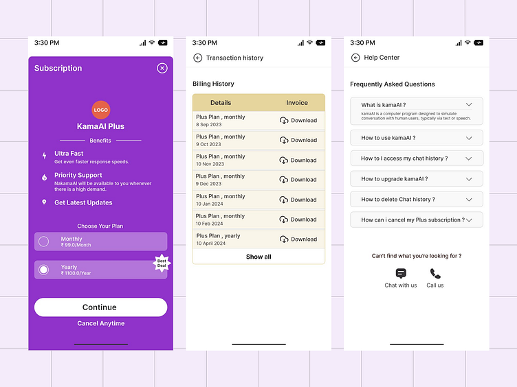 Kama AI: Multicolor AI Chatbot UI by Amit Kumar Singh on Dribbble