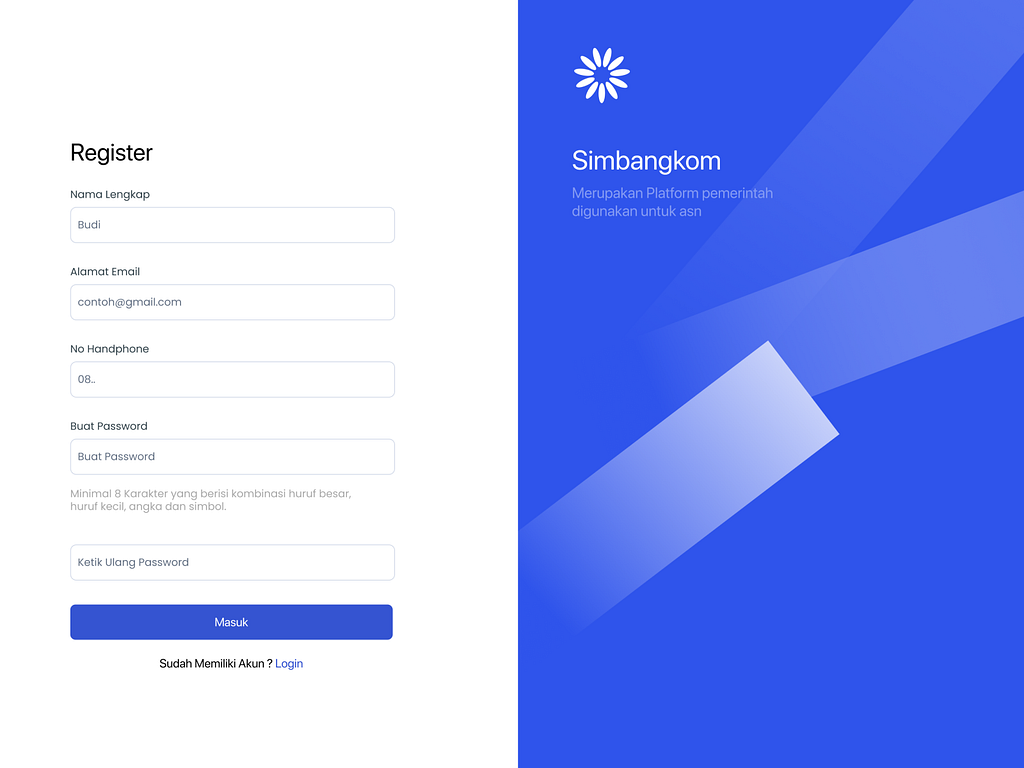 Register Form by Paperspace Indonesia on Dribbble