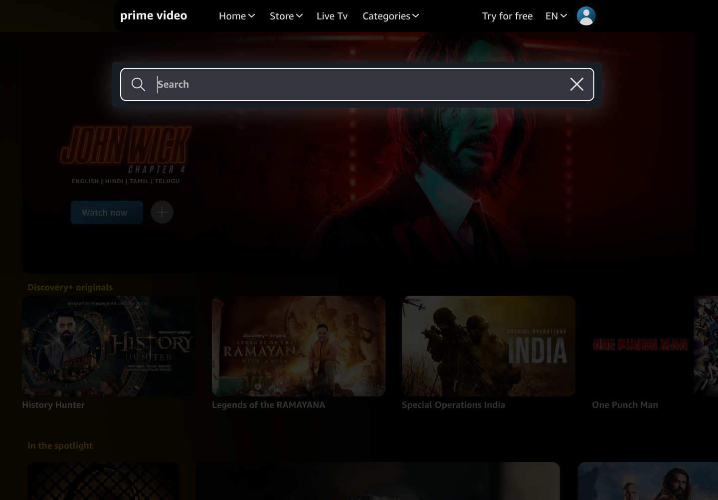 Prime Video Web UI by Harshid Gadhiya on Dribbble